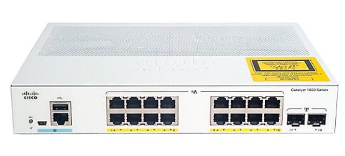 Cisco Catalyst 1000-16P-E-2G-L Switch 16 Ports Managed C1000-16P-E-2G-