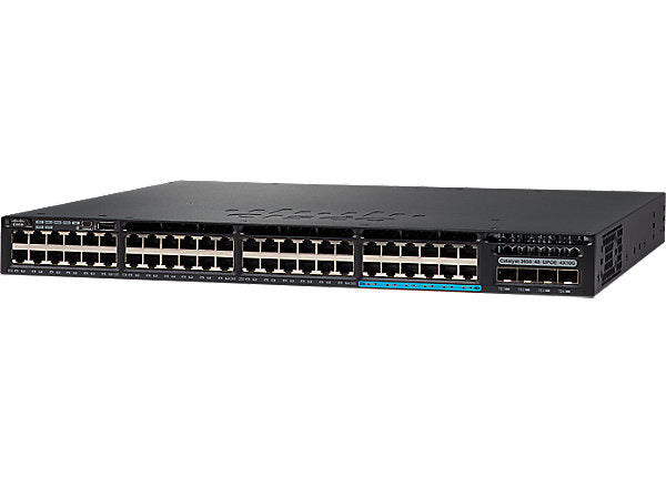 Cisco Catalyst 3650 48-Ports Managed Rack Mountable Switch WS-C3650-48 ...