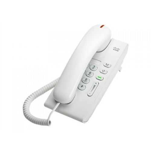 Cisco 6901 1-Line White Phone with Standard Handset CP-6901-W-K9